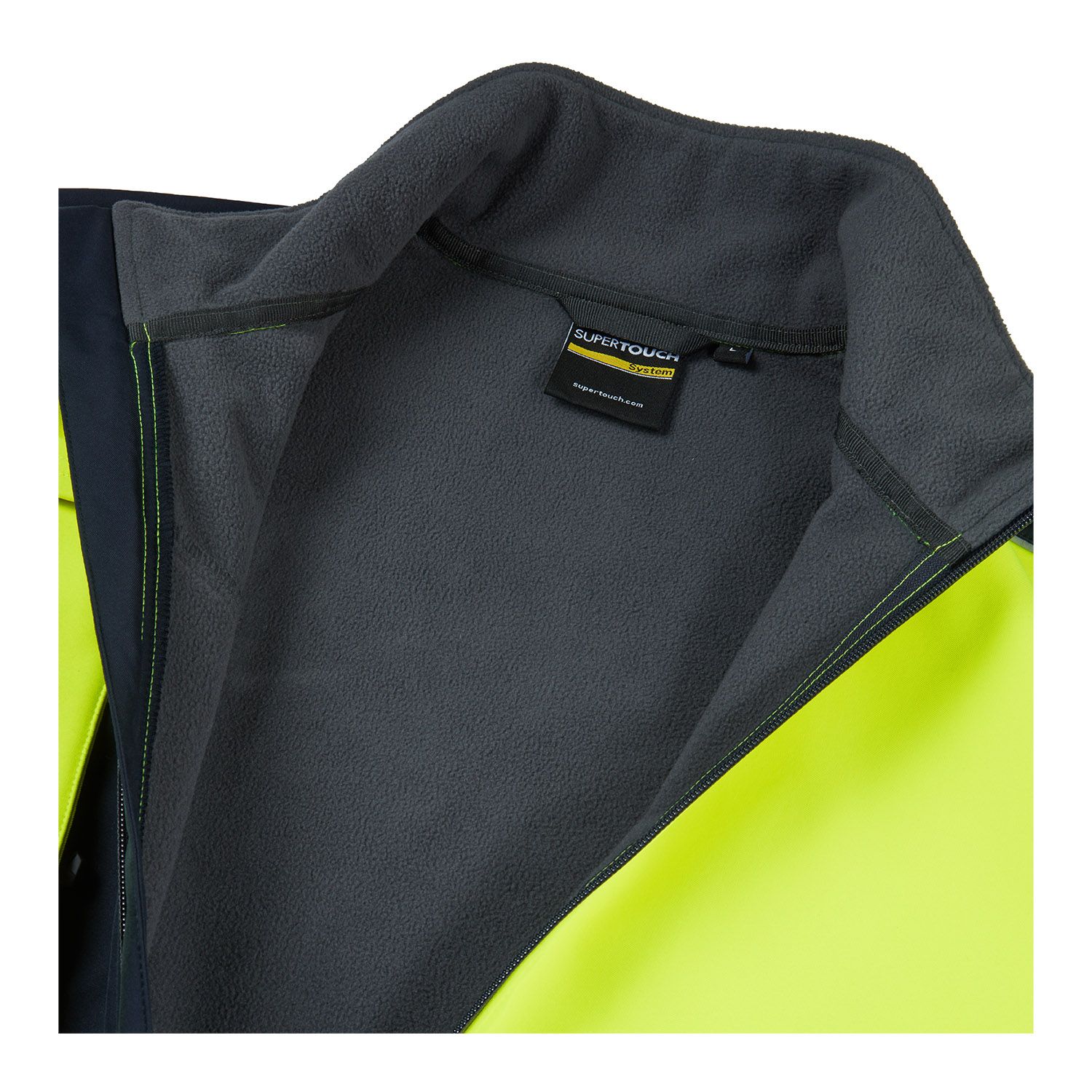 HV System Eco 3-Layer Yellow Softshell Parka SYS05 - BLUprinT