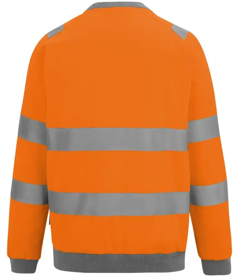 Regatta High Visibility Pro Contract Crew Neck Sweatshirt RG563 Orange ...