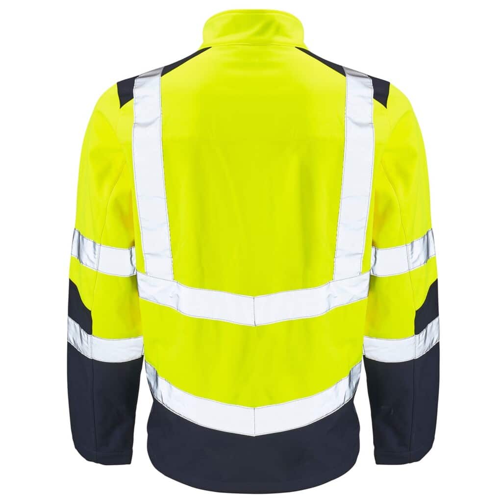 Bundle D14 X5 Supertouch Hi Vis 2 Tone Yellow Softshell Jacket H141 ...