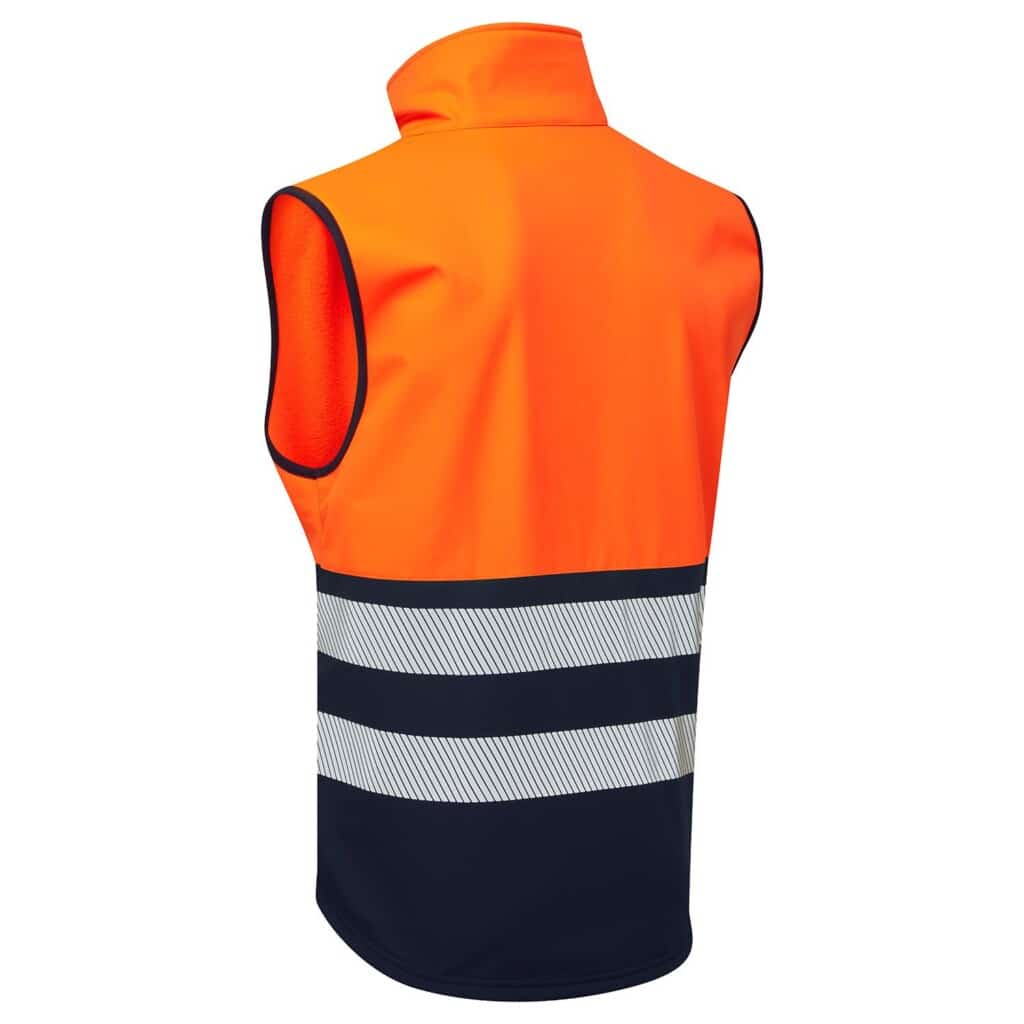 Bundle F0 X5 Essentials Hi Vis Eco Coolair Orange Softshell Gilet ESS02 ...